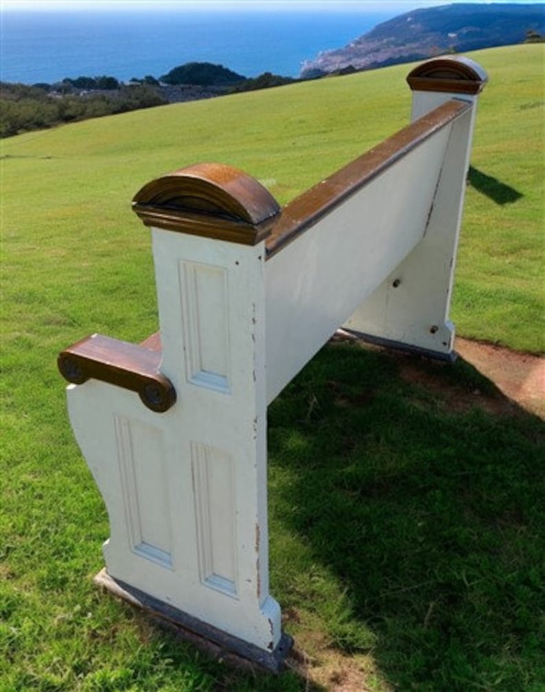 Vintage Wooden Church Pew, Porch Bench, Entry Foyer Bench, Dining ...