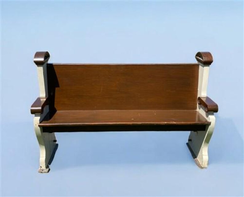 Vintage Wooden Church Pew, Porch Bench, Entry Foyer Bench, Dining ...