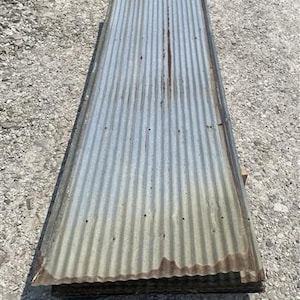 20 Sheets Barn Tin, Corrugated Metal Reclaimed Salvage, 7' Long 280 Sq ...