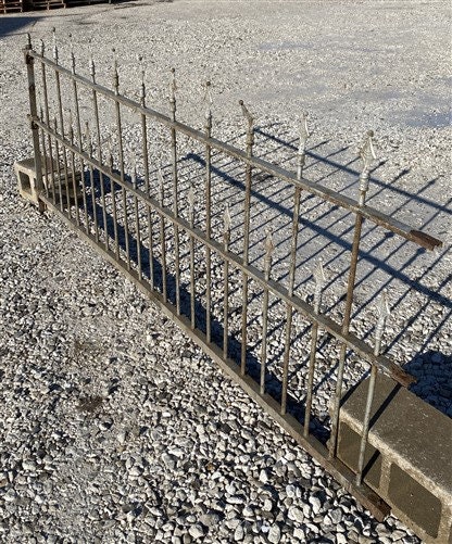 Wrought Iron Fence Panel, Architectural Salvage Grate, Garden Art ...