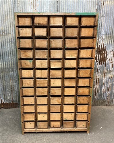 Vintage Multi-drawer Cabinet, Country Store Hardware Storage Organizer ...