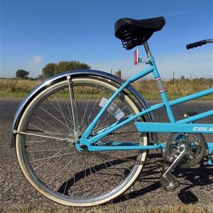1970s Columbia Twosome Bicycle, Turquoise Tandem 2 Person Bike, USA ...