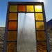 Antique Stained Glass, Rectangular Church Window, Architectural Art ...