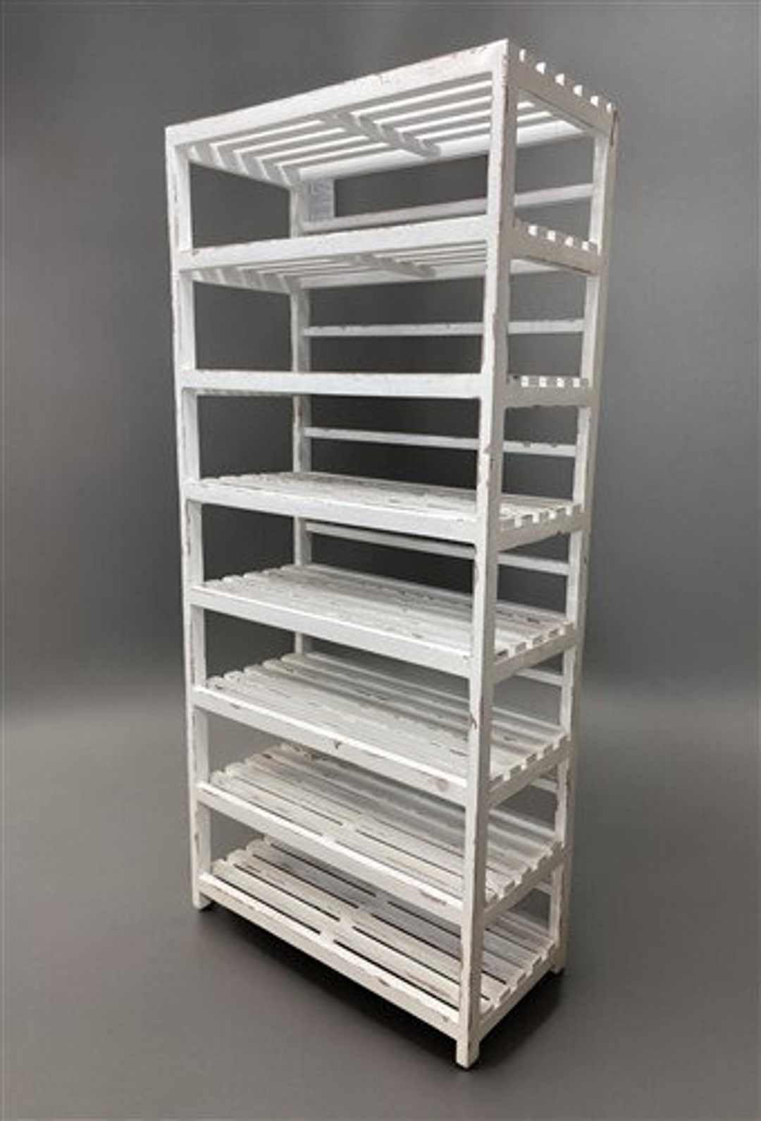 39" Display Rack With Shelves, Bread Rack, Shelving Unit, Wooden Bakery ...
