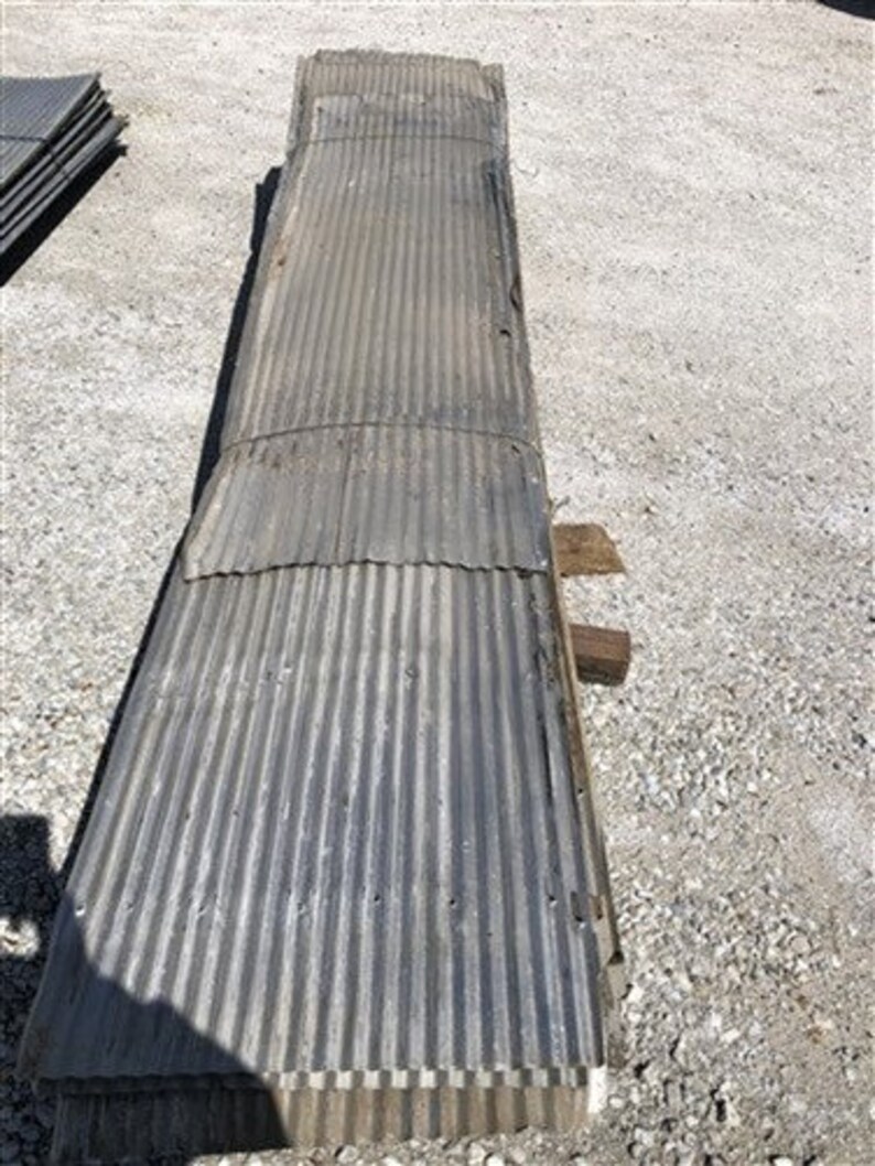 Rustic Barn Tin, 1600 Sq Ft, Corrugated Metal, Reclaimed Salvage, 8'12 ...