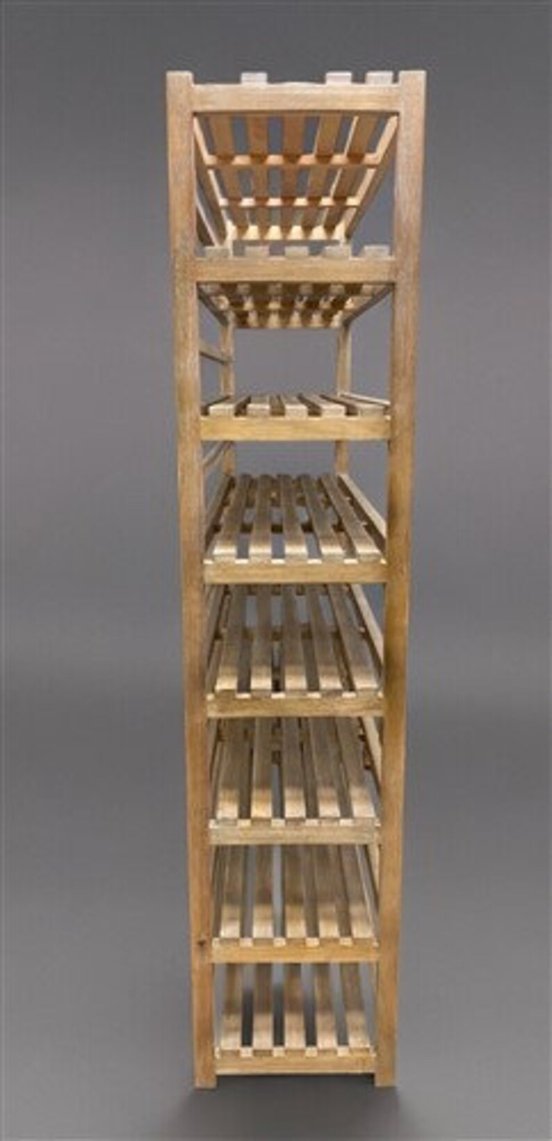 60" Display Rack With Shelves, Bread Rack, Shelving Unit, Wooden Bakery ...