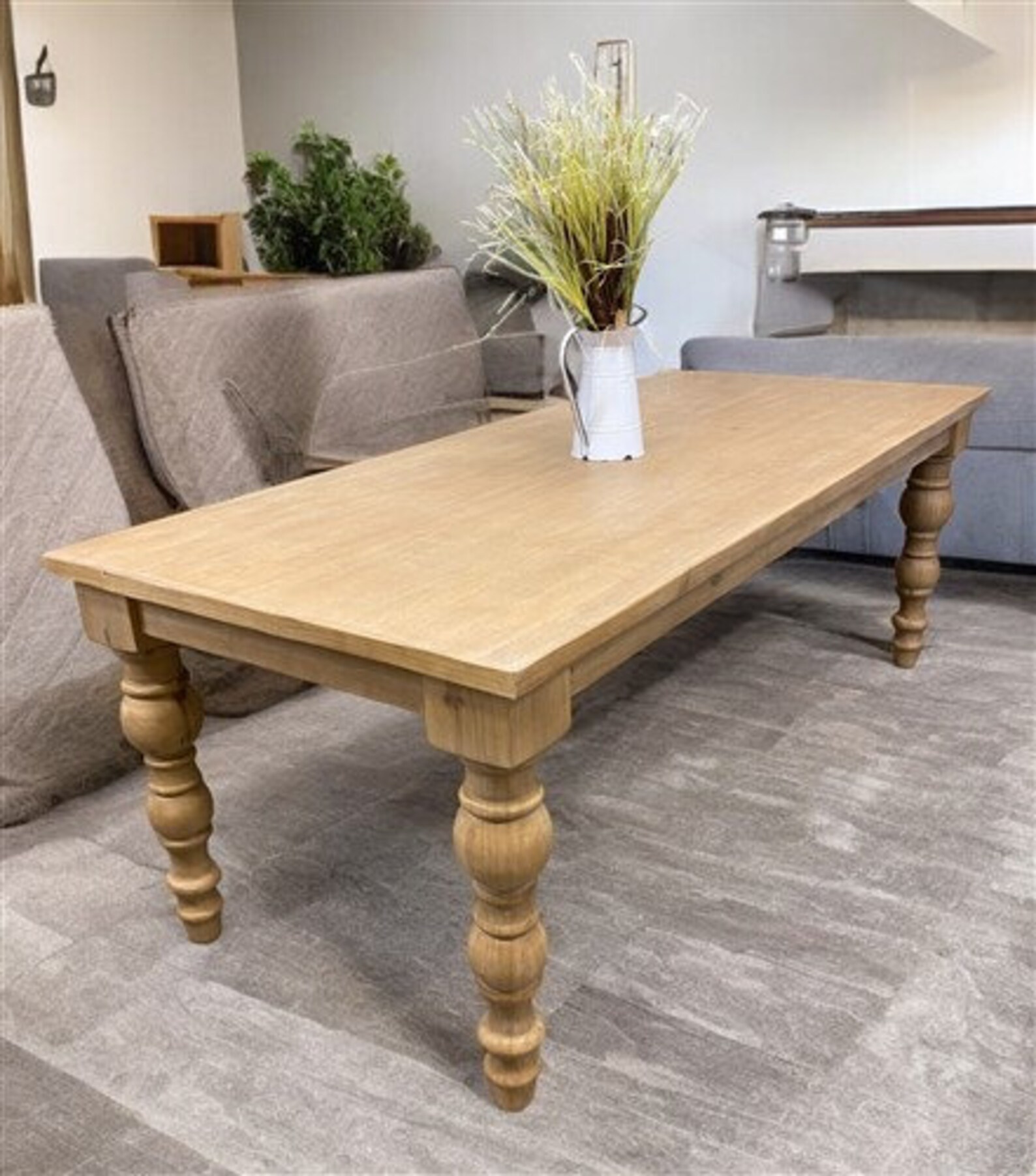 7' Harvest Table, Dining Table, Farmhouse Table, Kitchen Island ...