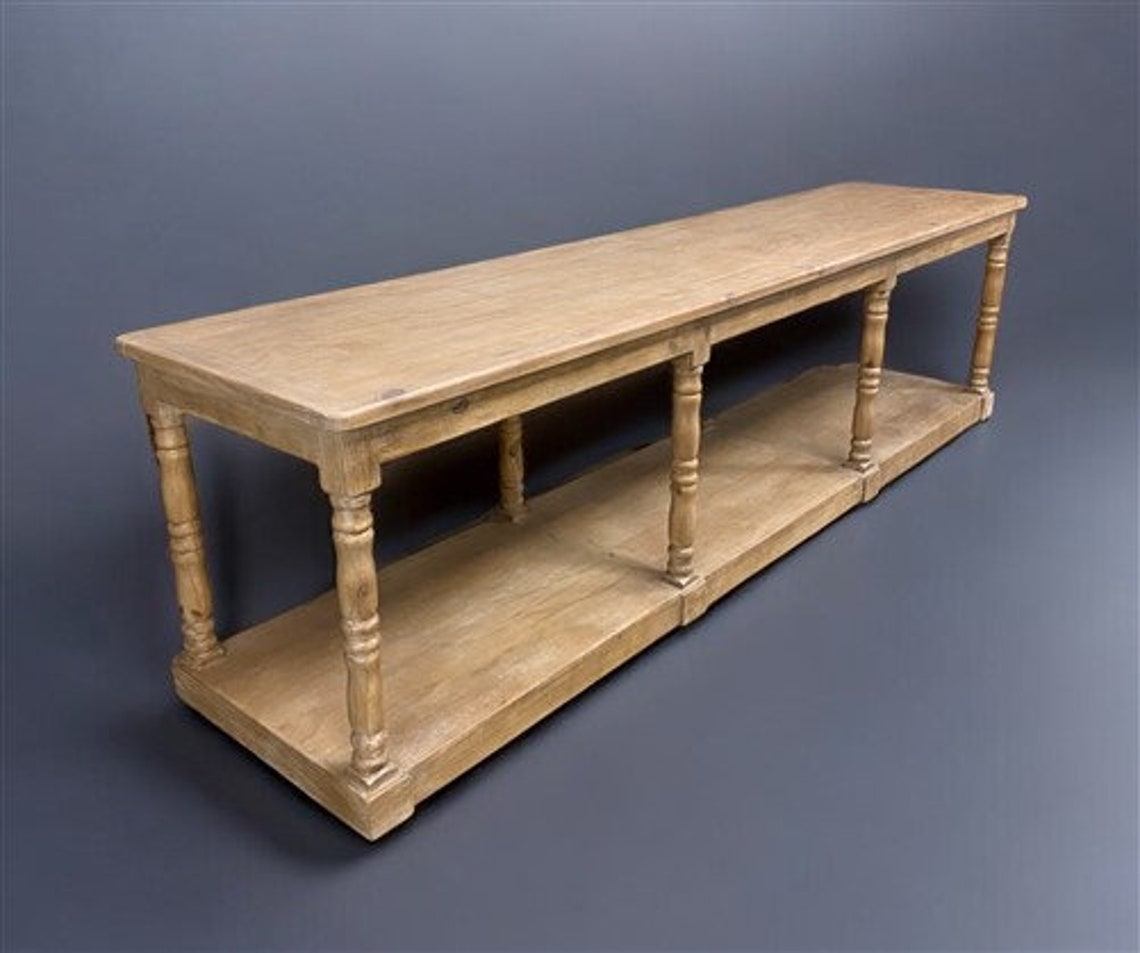 10' Kitchen Island, Store Counter, Display Table, Natural Harvest Table ...