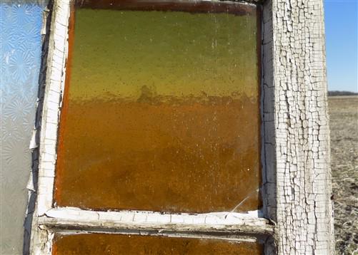 Antique Stained Glass, Rectangular Church Window, Architectural Art ...
