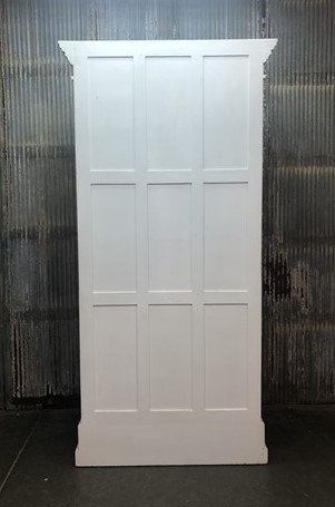 Library Bookcase 2 Door White Display Case Showcase Kitchen - Etsy