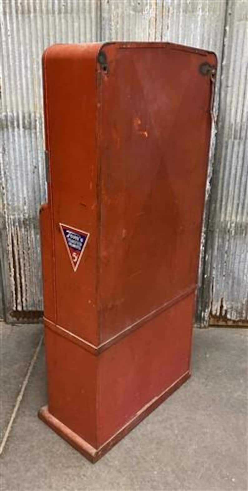 Vintage Tom's Toasted Peanuts Vending Machine, Candy Vending Machine ...