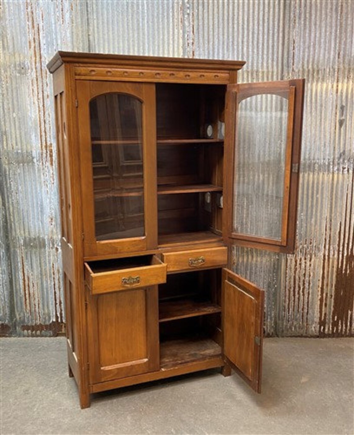 Vintage Pie Locker, Country Store Display Case Organizer, Display ...