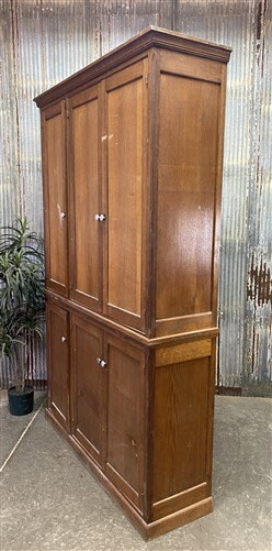Vintage French Kitchen Pantry Cabinet, Store Counter, Storage Display ...