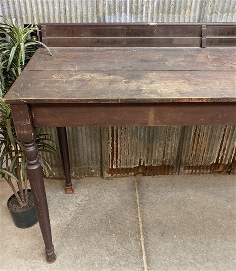 Slant Front Table, Vintage Wood Desk, Home/office Desk Writing Table ...