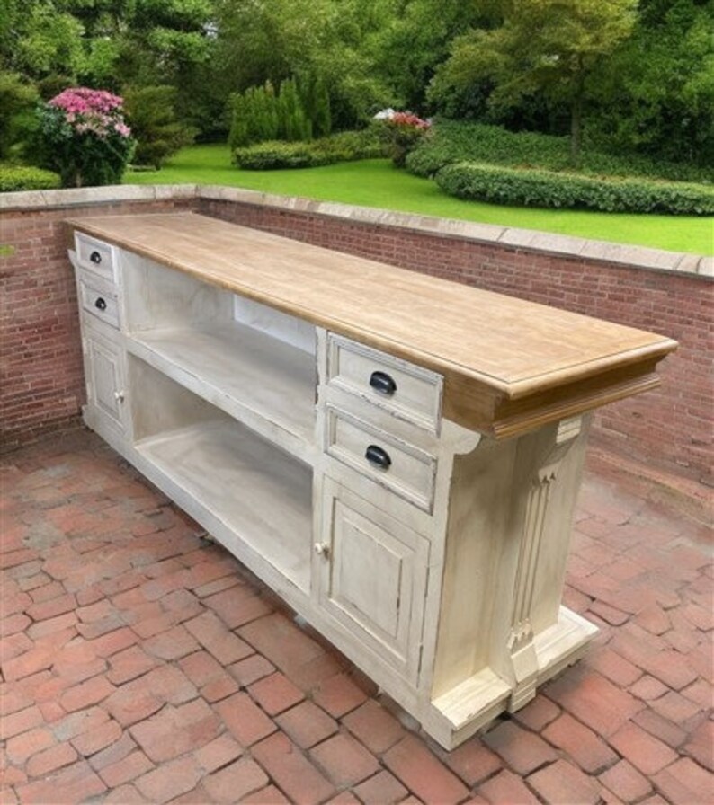 8' Store Counter, Kitchen Island, Display Table, Tavern Front Bar ...