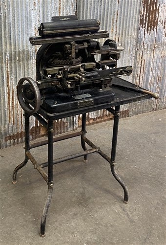 Adressograph Hand Operated Graphotype, Vintage Multigraph, Dog Tag ...