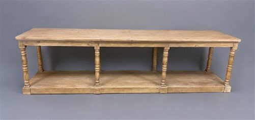 10' Kitchen Island, Store Counter, Display Table, Natural Harvest Table ...