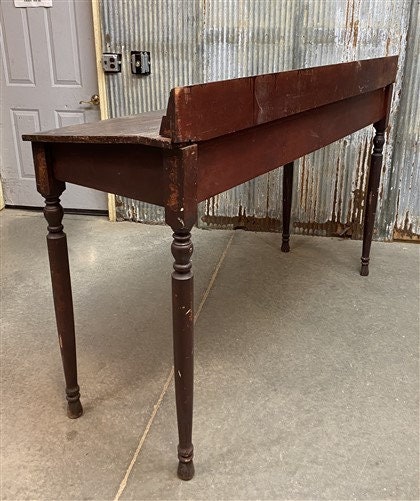 Slant Front Table Vintage Wood Desk Home/office Desk Writing - Etsy