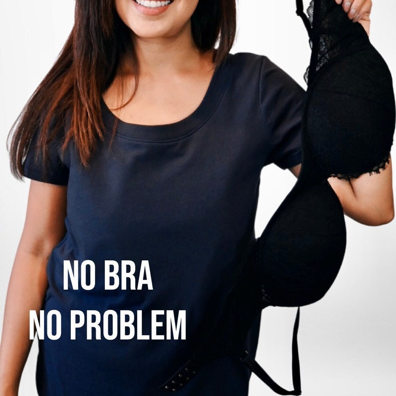 Braless T Shirt - Etsy