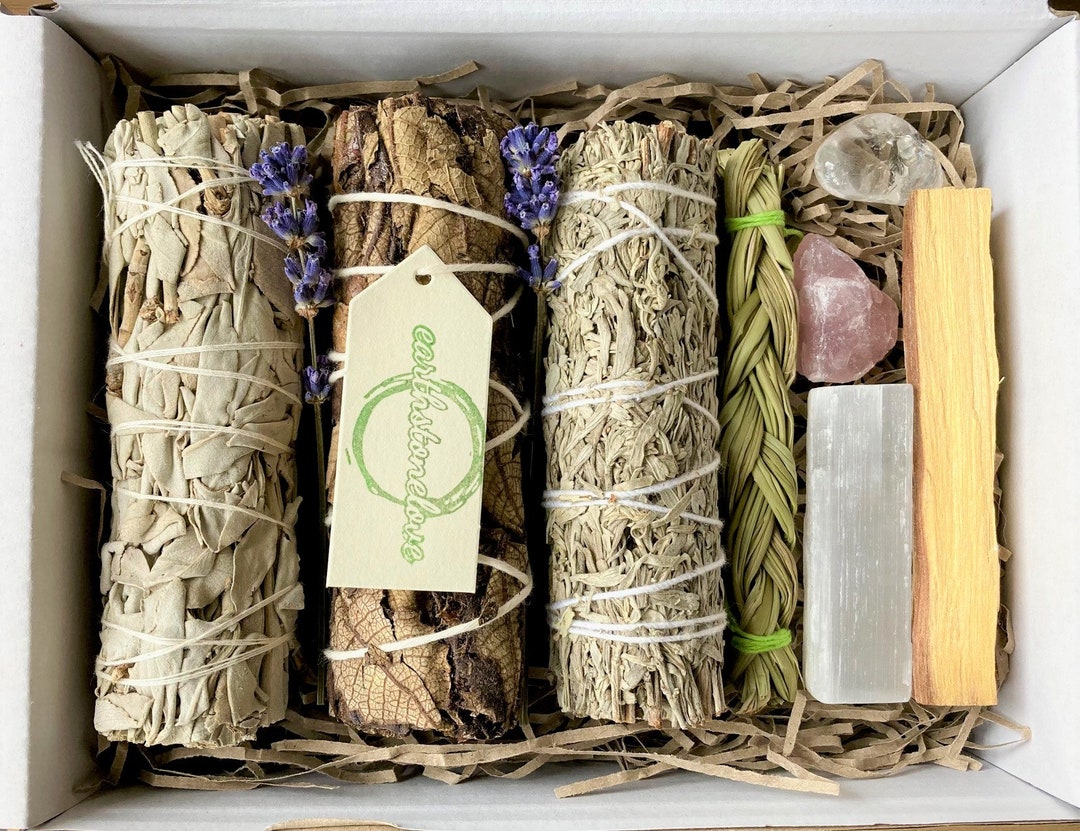 Ultimate Smudge Set, Smudging Gift Box, Energy Purification & Cleansing ...