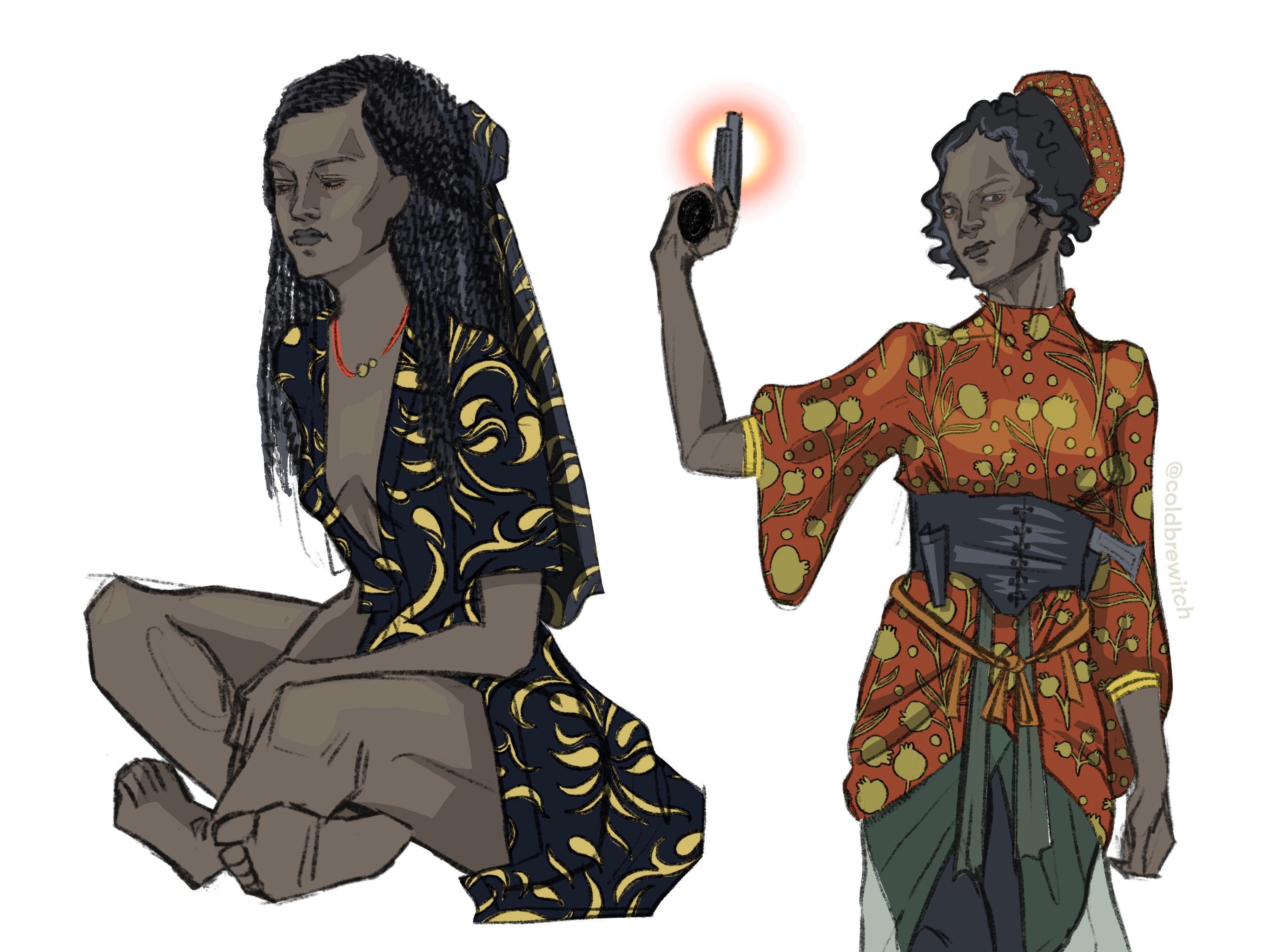 Digital Character Concept Art Commission full Body/panels - Etsy