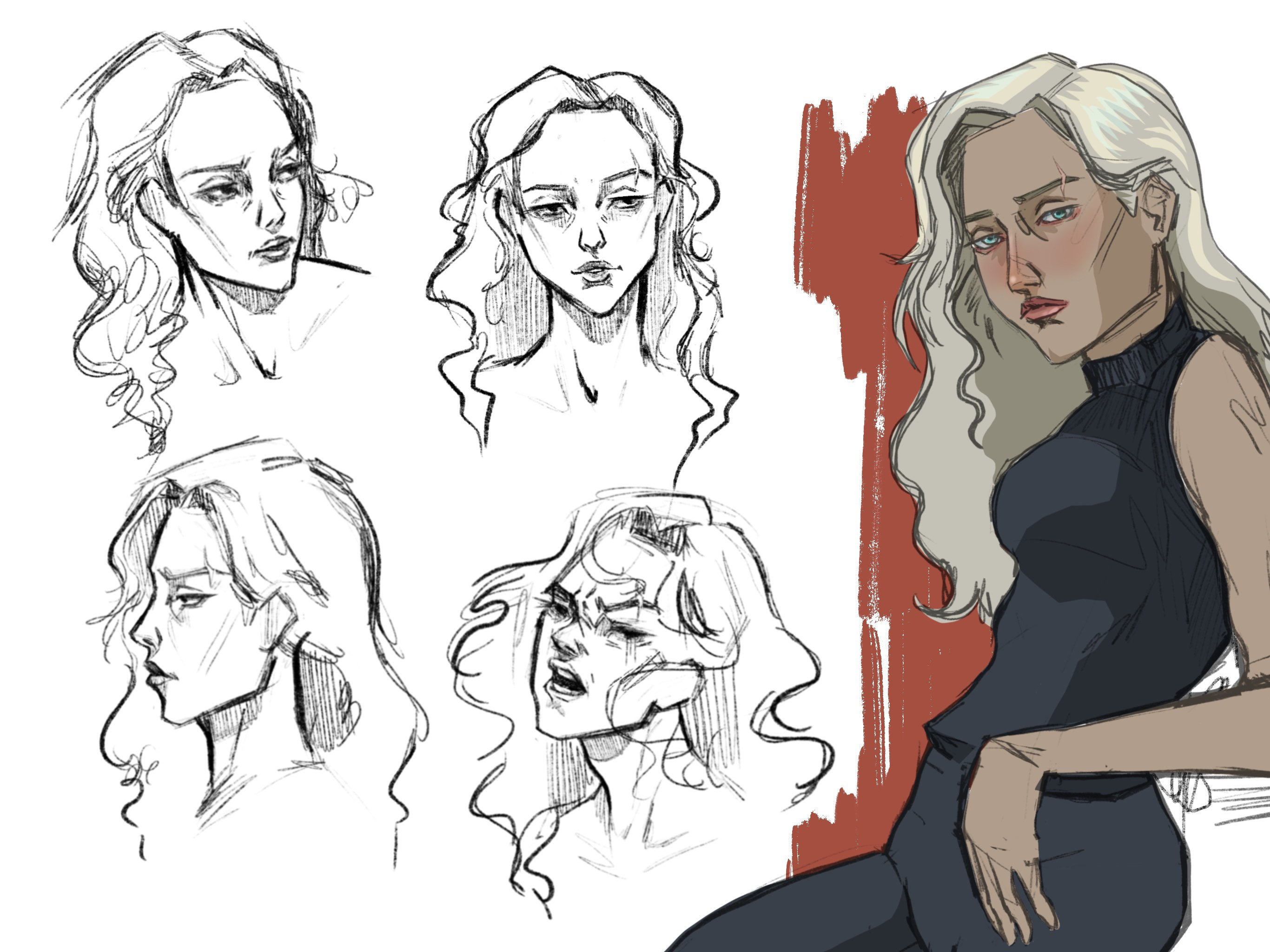 Digital Character Concept Art Commission full Body/panels - Etsy