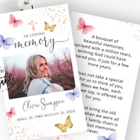 Memorial Cards - Etsy