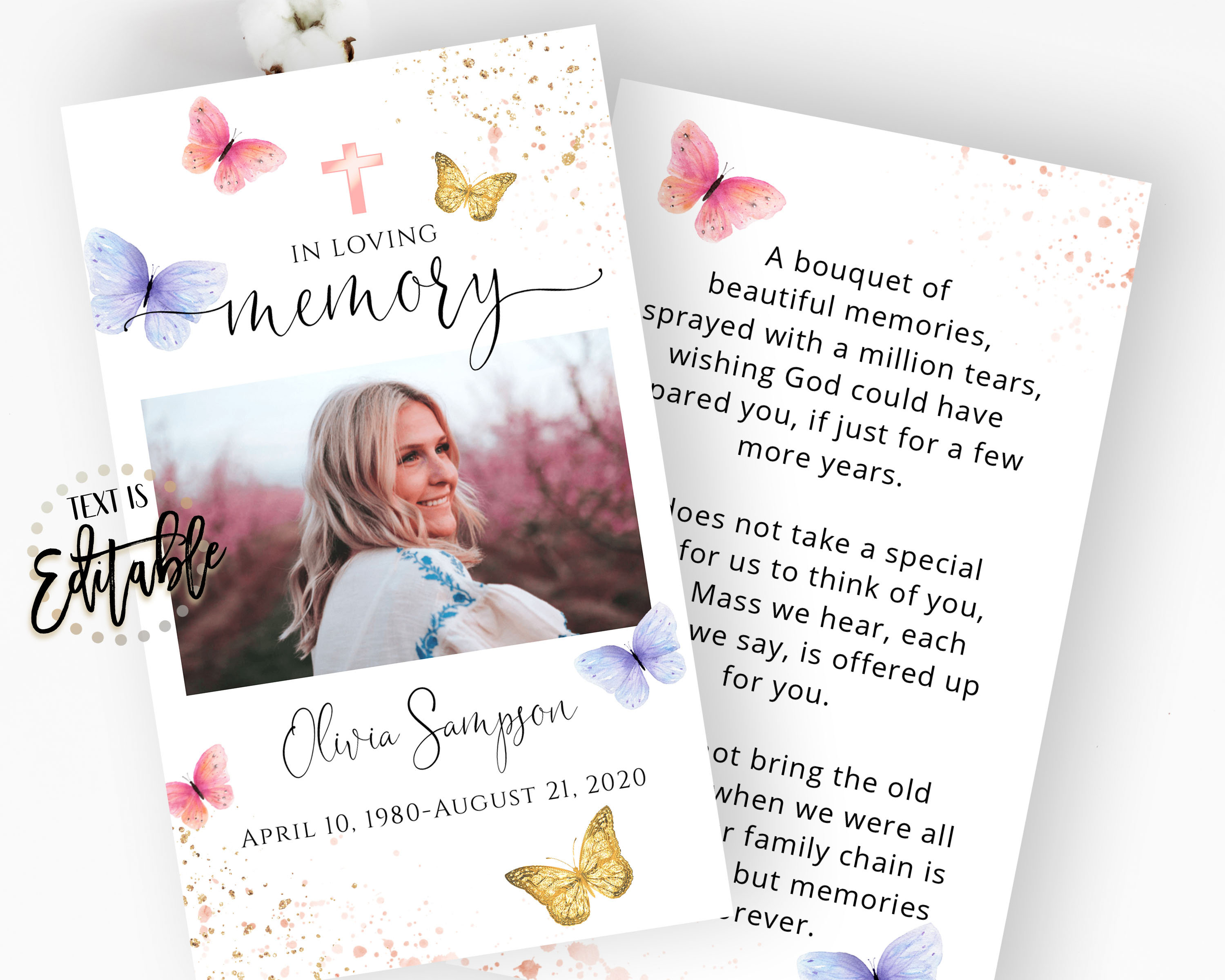 Butterflies For Funeral Service