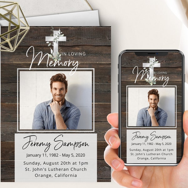 Memorial Anniversary Invitation - Etsy