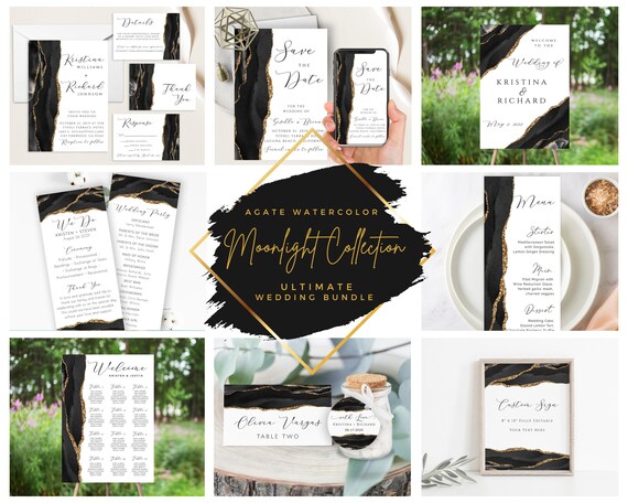 Moonlight Wedding Invitation Amazing Moon & Stars Themed Weddings And