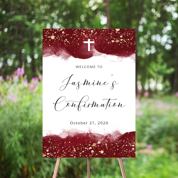 Confirmation Poster - Etsy