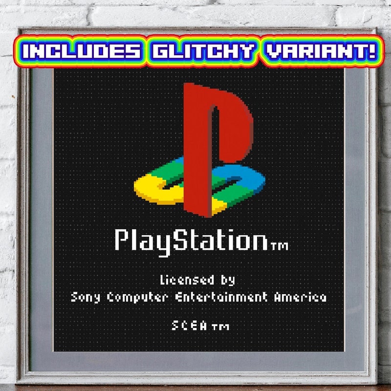 Playstation Cross Stitch Pattern - Etsy