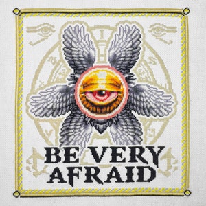 BE NOT AFRAID - Cross Stitch Pdf Pattern, Angel, Biblically Accurate ...