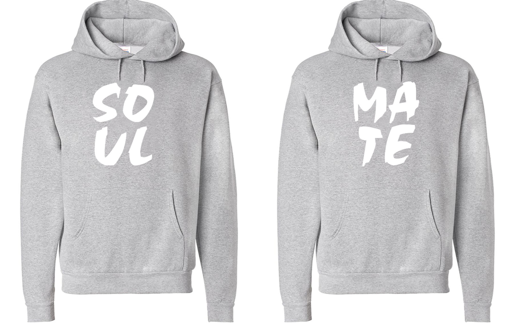 Set of 2 Hoodie | SOUL MATE Set | Matching Hoodies | Matching Couples ...
