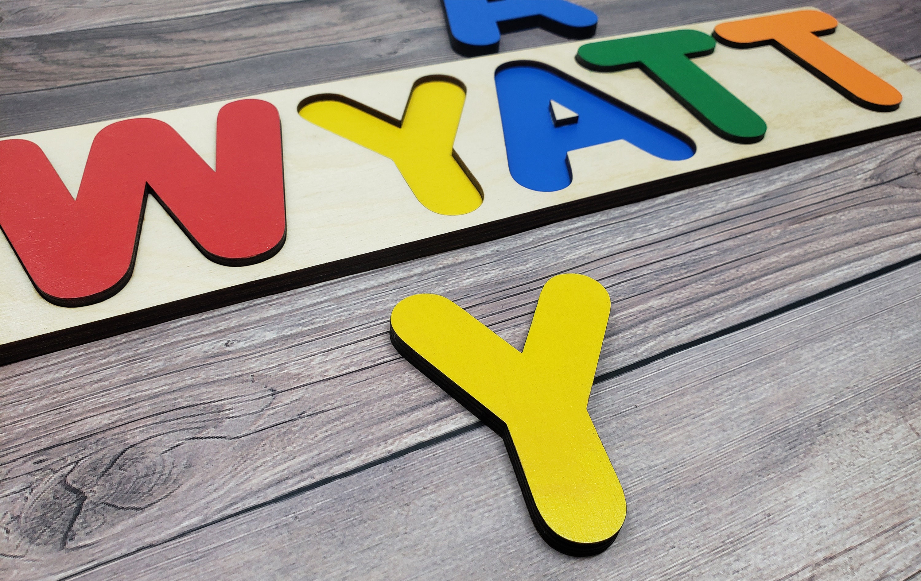 Toddler Name Puzzle | Color Matching Puzzle | Educational | 1st ...