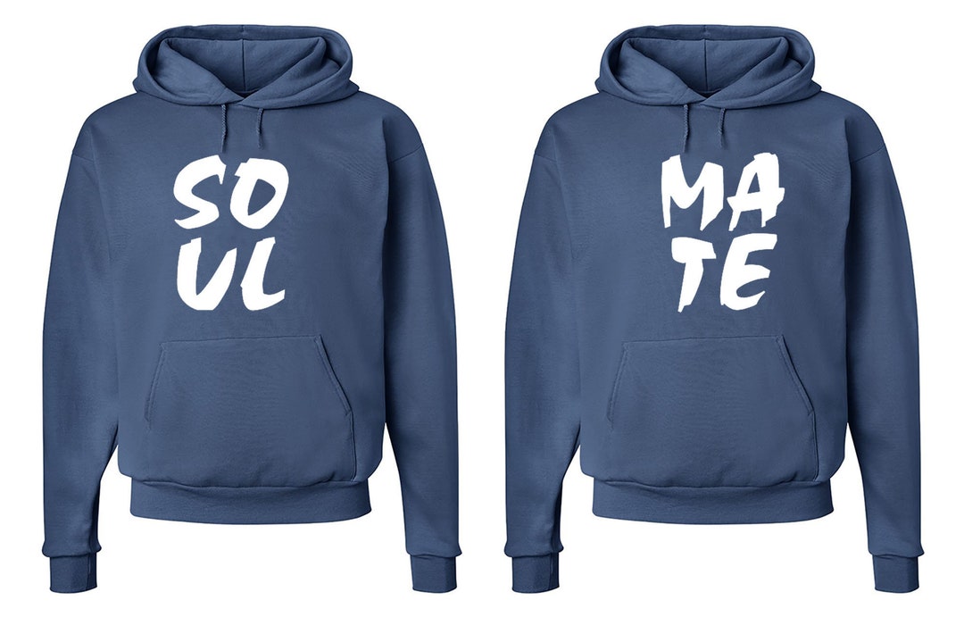 Set of 2 Hoodie | SOUL MATE Set | Matching Hoodies | Matching Couples ...