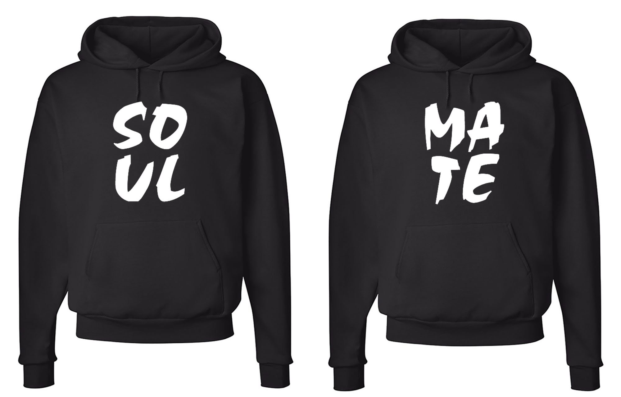 Set of 2 Hoodie | SOUL MATE Set | Matching Hoodies | Matching Couples ...