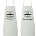 Personalized Mr and Mrs Apron Set, Matching Couples Aprons Set, Custom ...