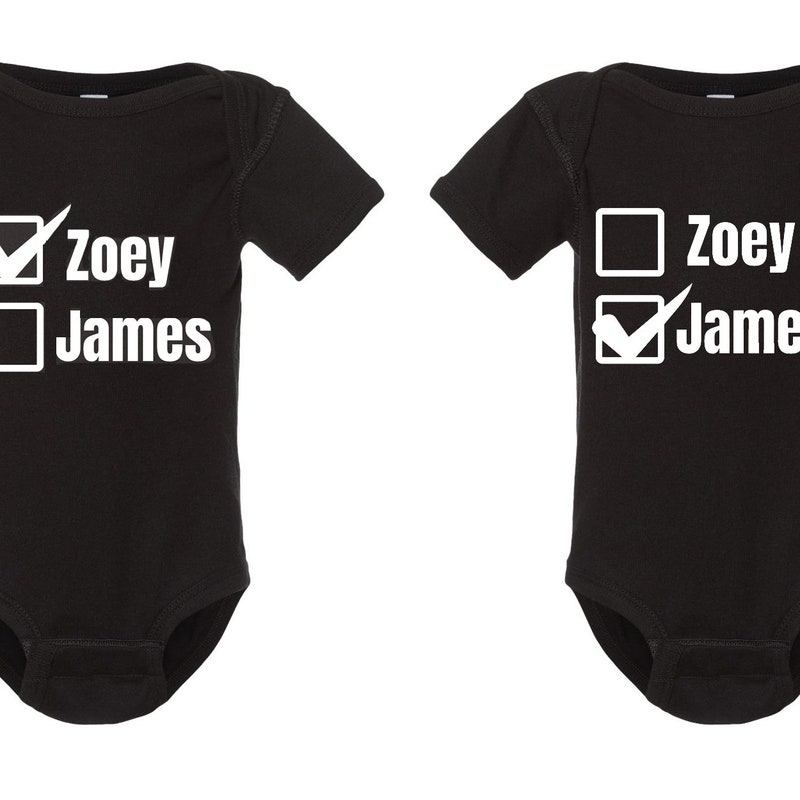 Funny Twin Onesies - Etsy