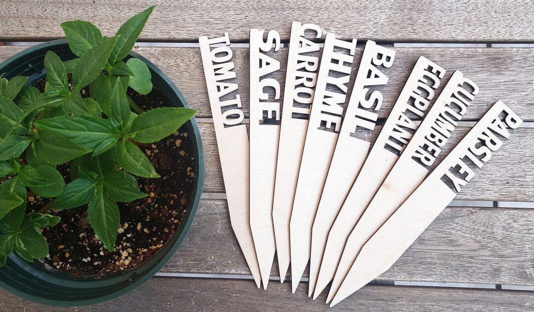 Herb Markers, Vegetable Markers, Flower Markers, Garden Markers, Garden ...