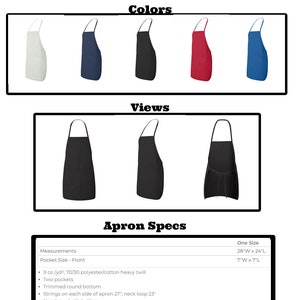 Set of Fun Matching Aprons | Professional Chef and Taster | His and ...