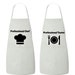Set of Fun Matching Aprons | Professional Chef and Taster | His and ...