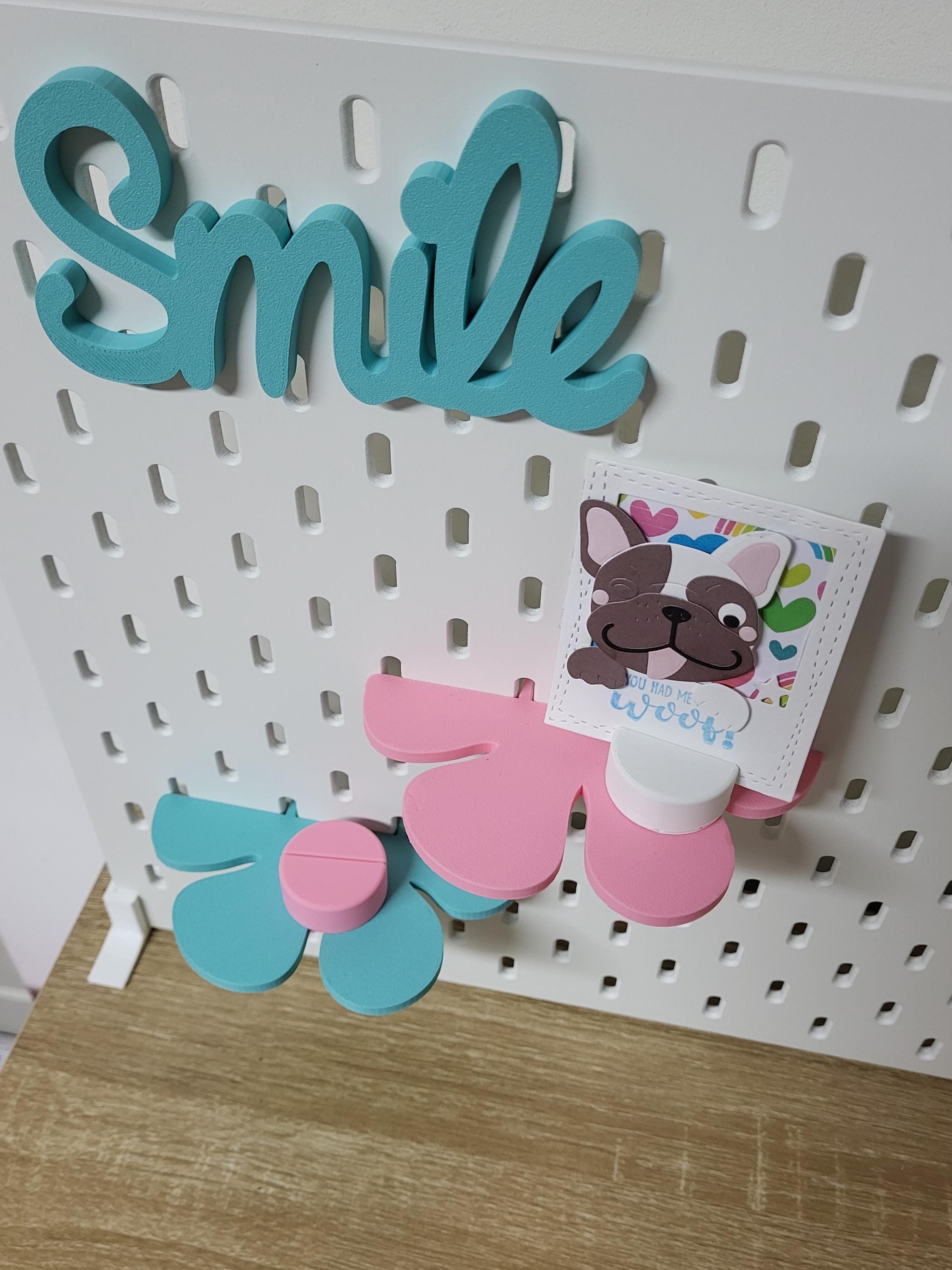 Flower-shaped Shelf Digital STL File for Pegboards - Etsy