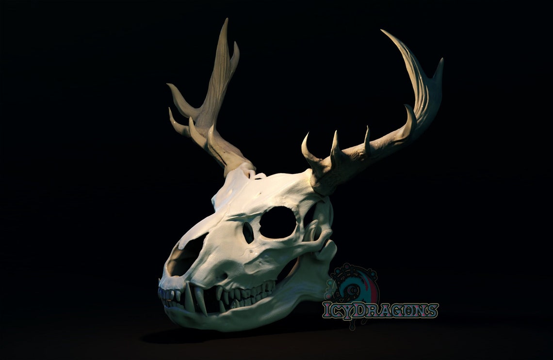 Northern Wendigo Skully Advanced Wearable Articulated Skull - Etsy