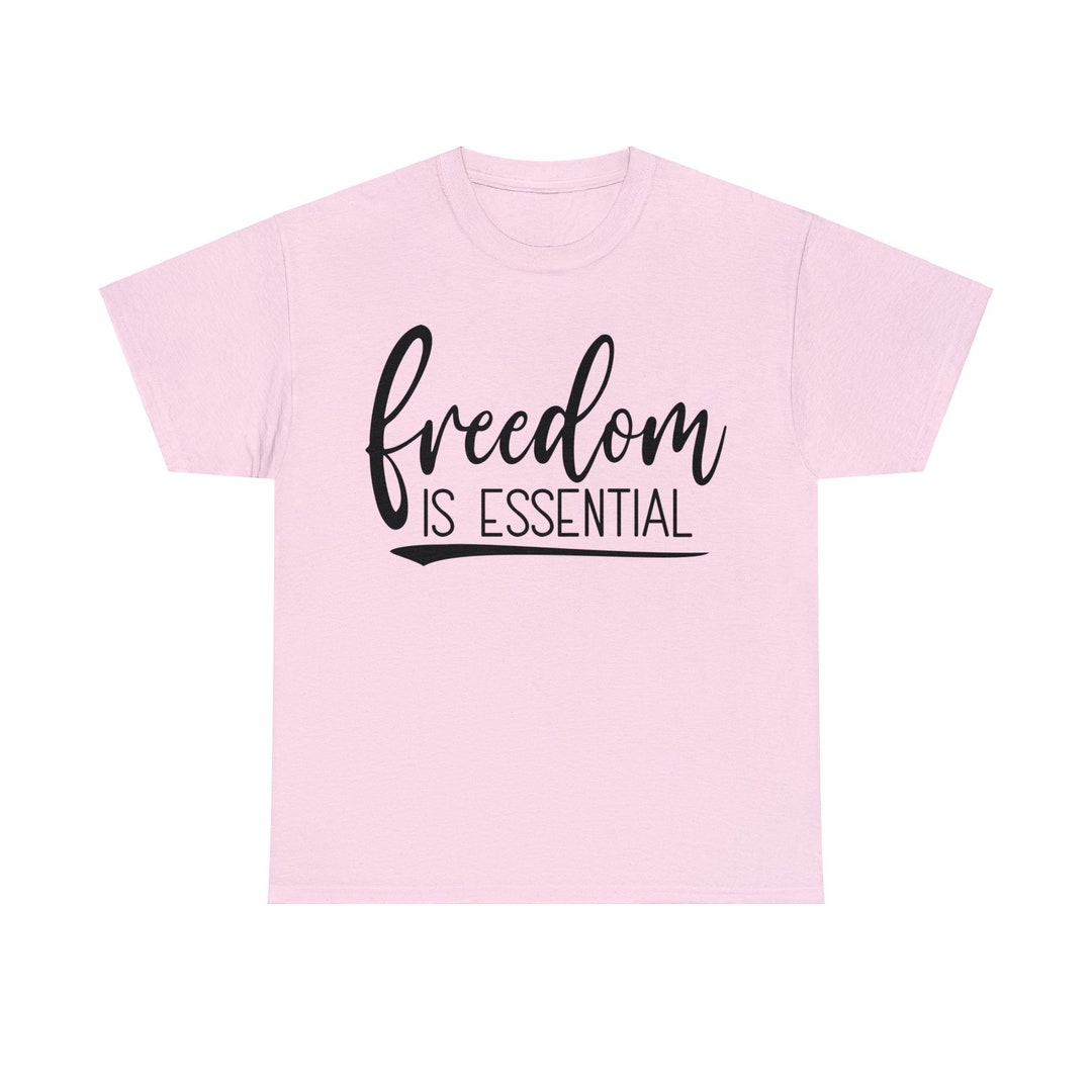 Freedom is Essential Cotton Tee. Freedom Essential Worker - Etsy