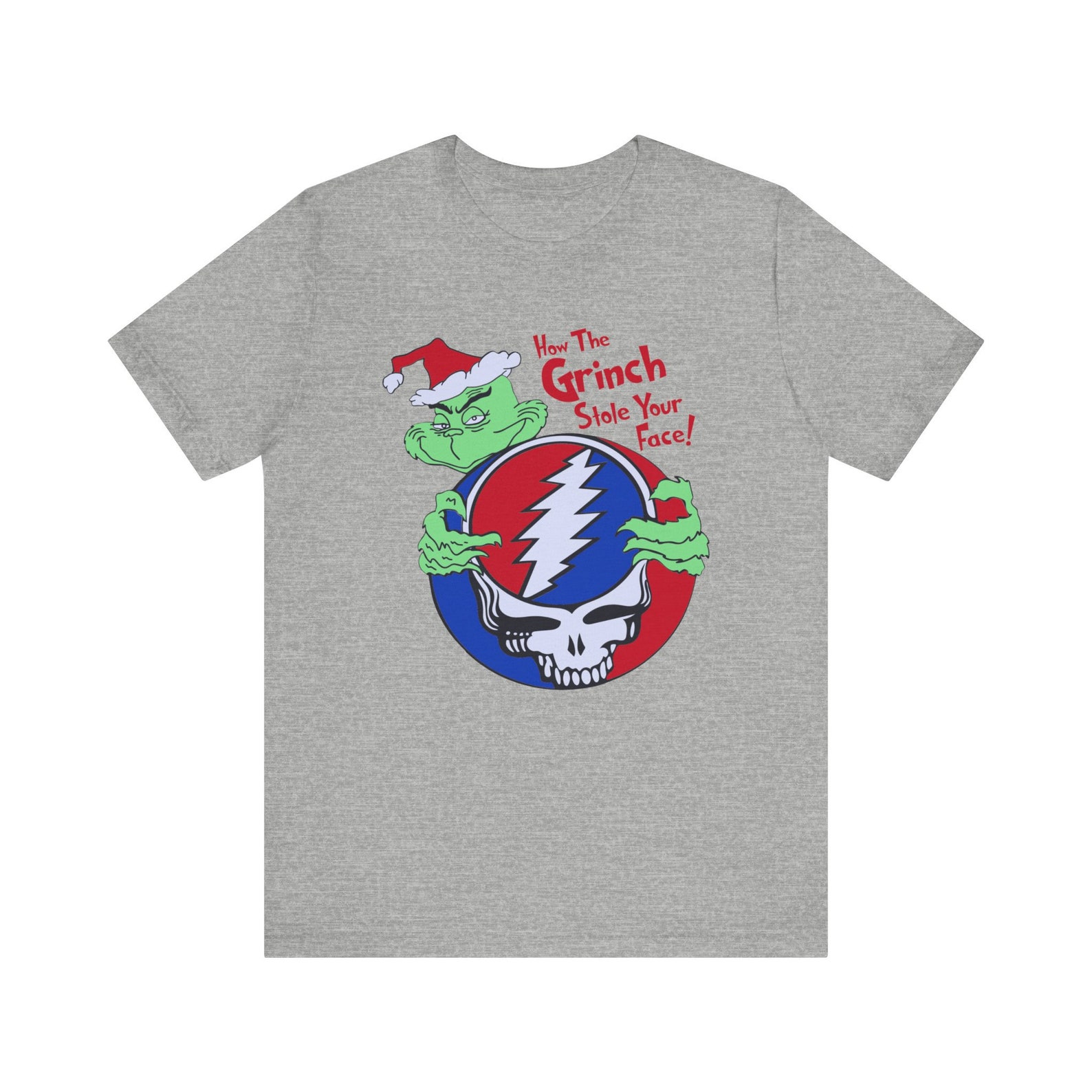 How the Grinch Stole Your Face Grateful Dead Tshirt, Christmas GD T ...