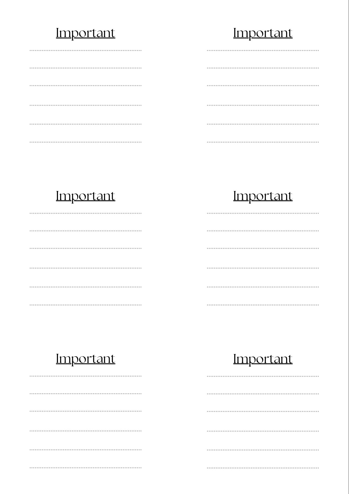 Sticky Note Template + Printable - Etsy