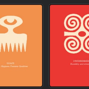The 62 African Symbols. Adinkra Symbols and Meaning Printable - Etsy