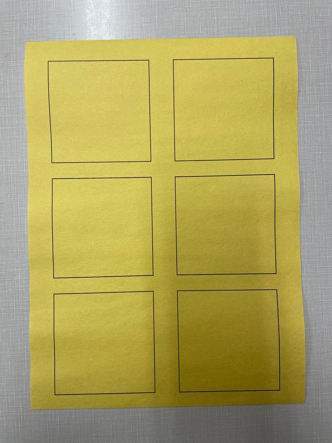 Sticky Note Printing Template - Etsy