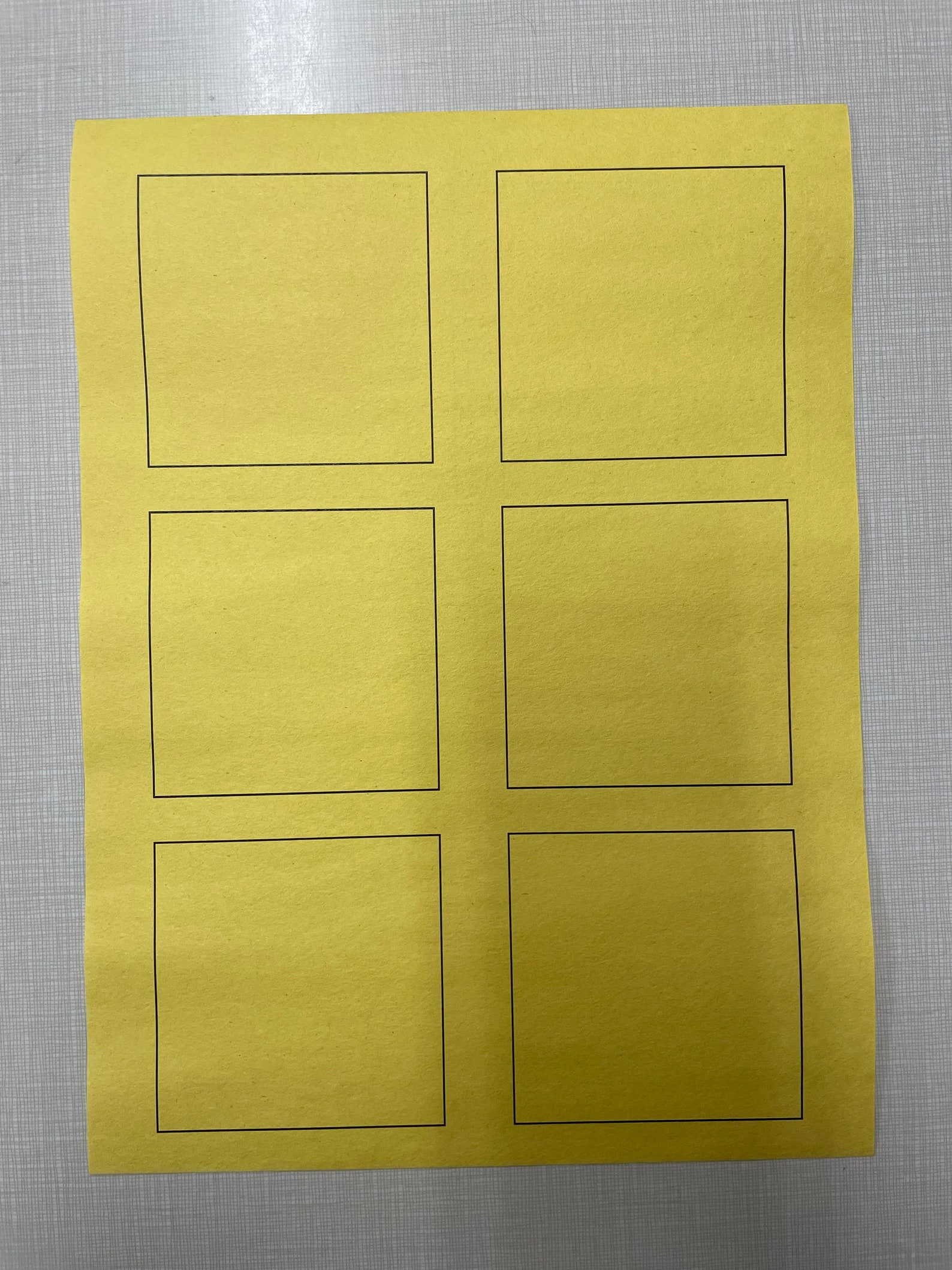 Sticky Note Printing Template - Etsy